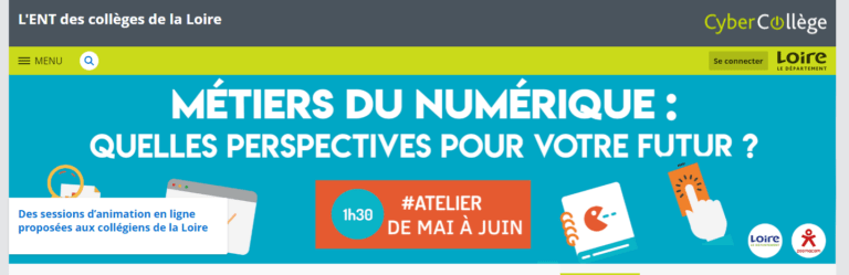 Cybercollege : tous savoir sur l’ENT des collèges de la Loire